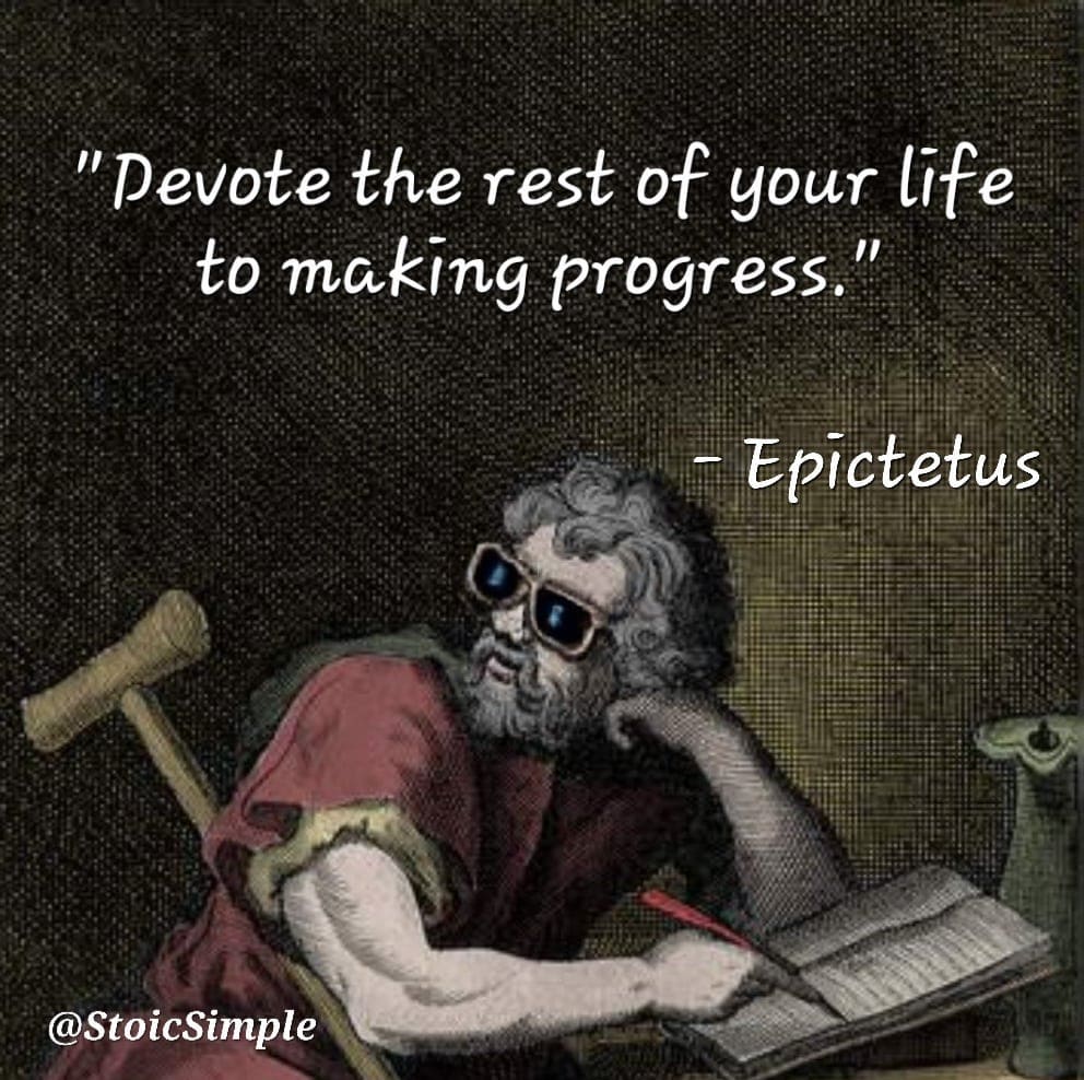 Devote the rest of your life to making progress – Stoic Simple Devote the rest of your life to making progress – Stoic Simple